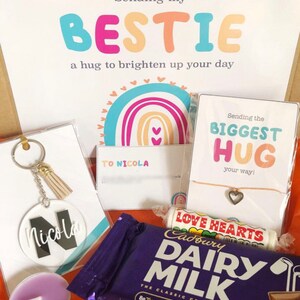 Personalised Bestie Hug in a Box | Letterbox Gift | Best Friend ...