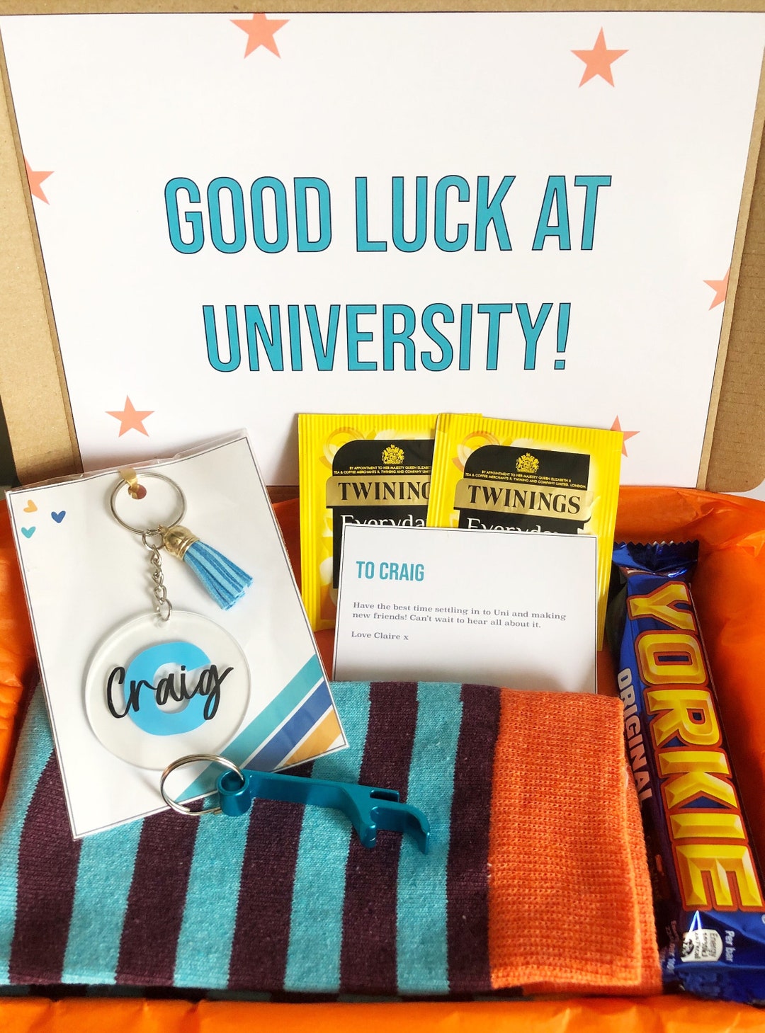 Good Luck at Uni | University Survival Kit | Uni Survival Gift for Him ...