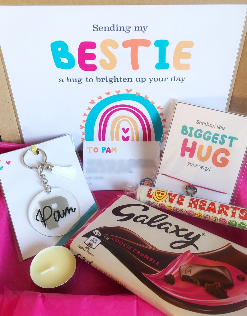 Personalised Best Friend Letterbox Gift Cheer up Get Well - Etsy UK