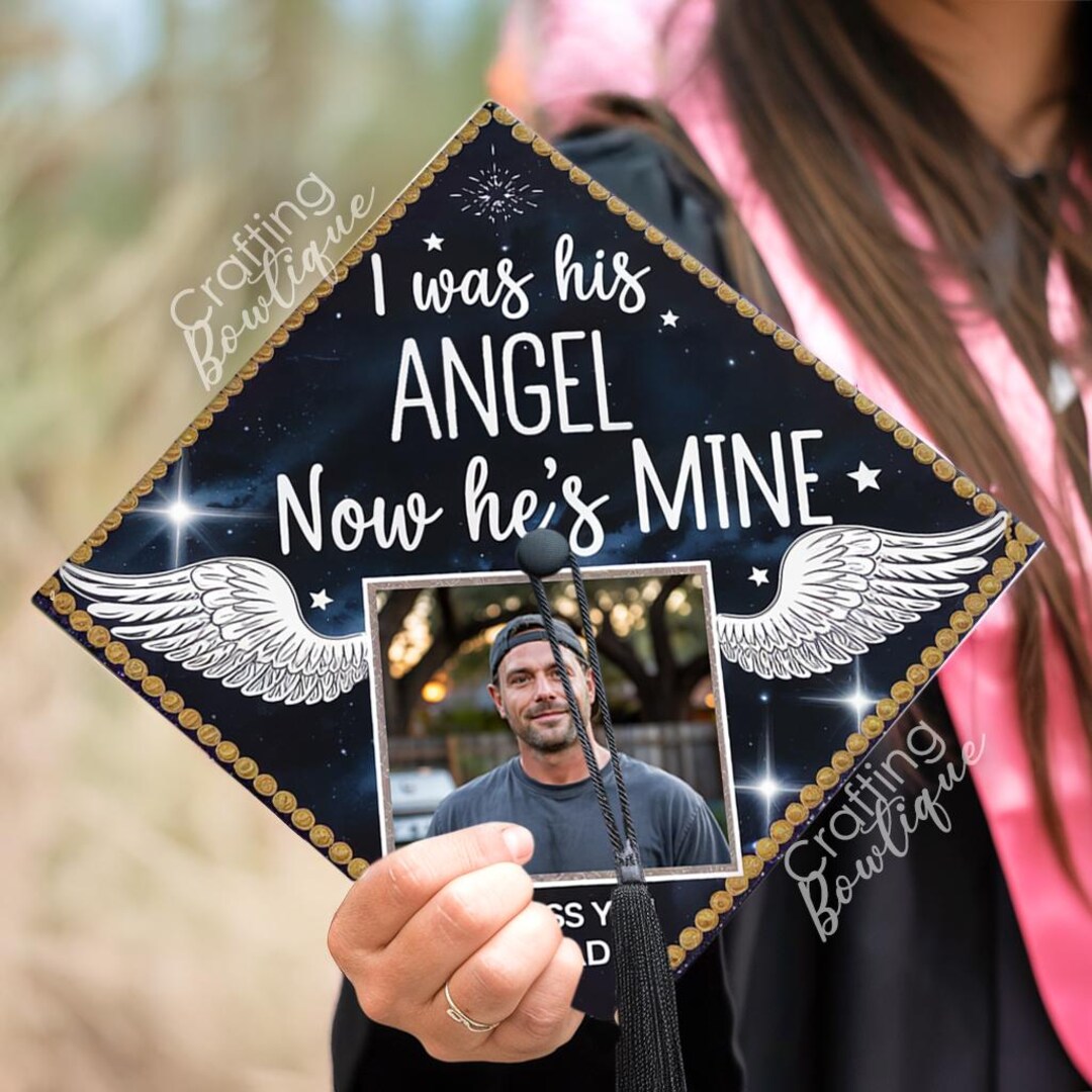 Buy Custom Memorial Printed Photo Grad Cap Topper, Grand Parents Grad ...