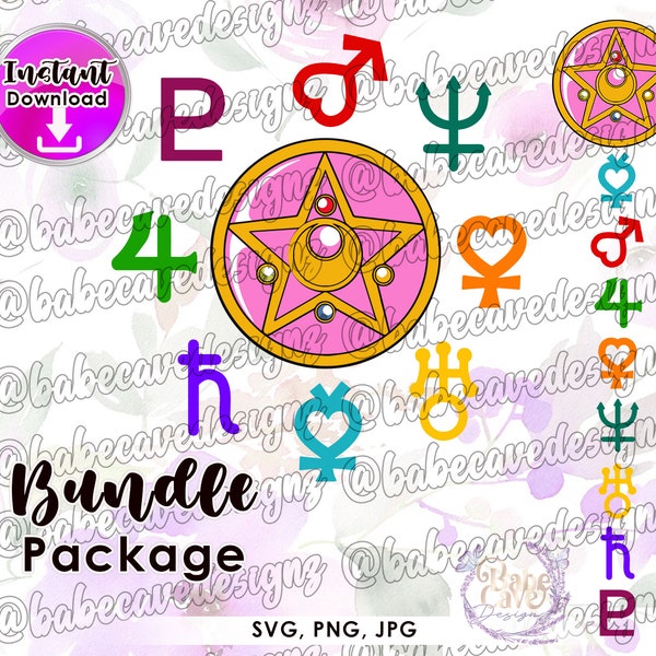 Sailor Scouts Symbols Svg - Etsy