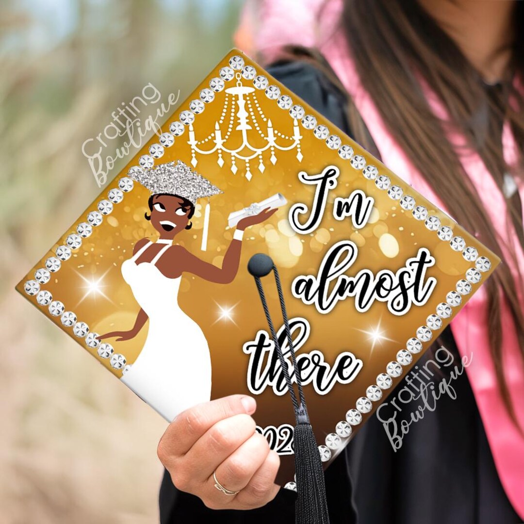 Princess Graduation Cap Topper CARDSTOCK for Grad Cap, Grad 2025, Diy ...