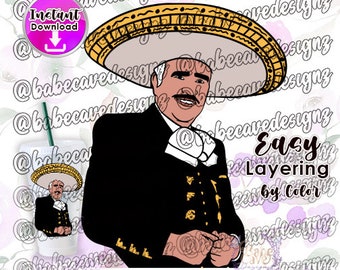Vicente Fernandez Svg - Etsy
