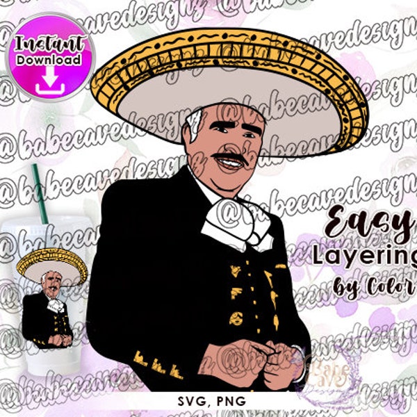 Vicente Fernandez Png - Etsy