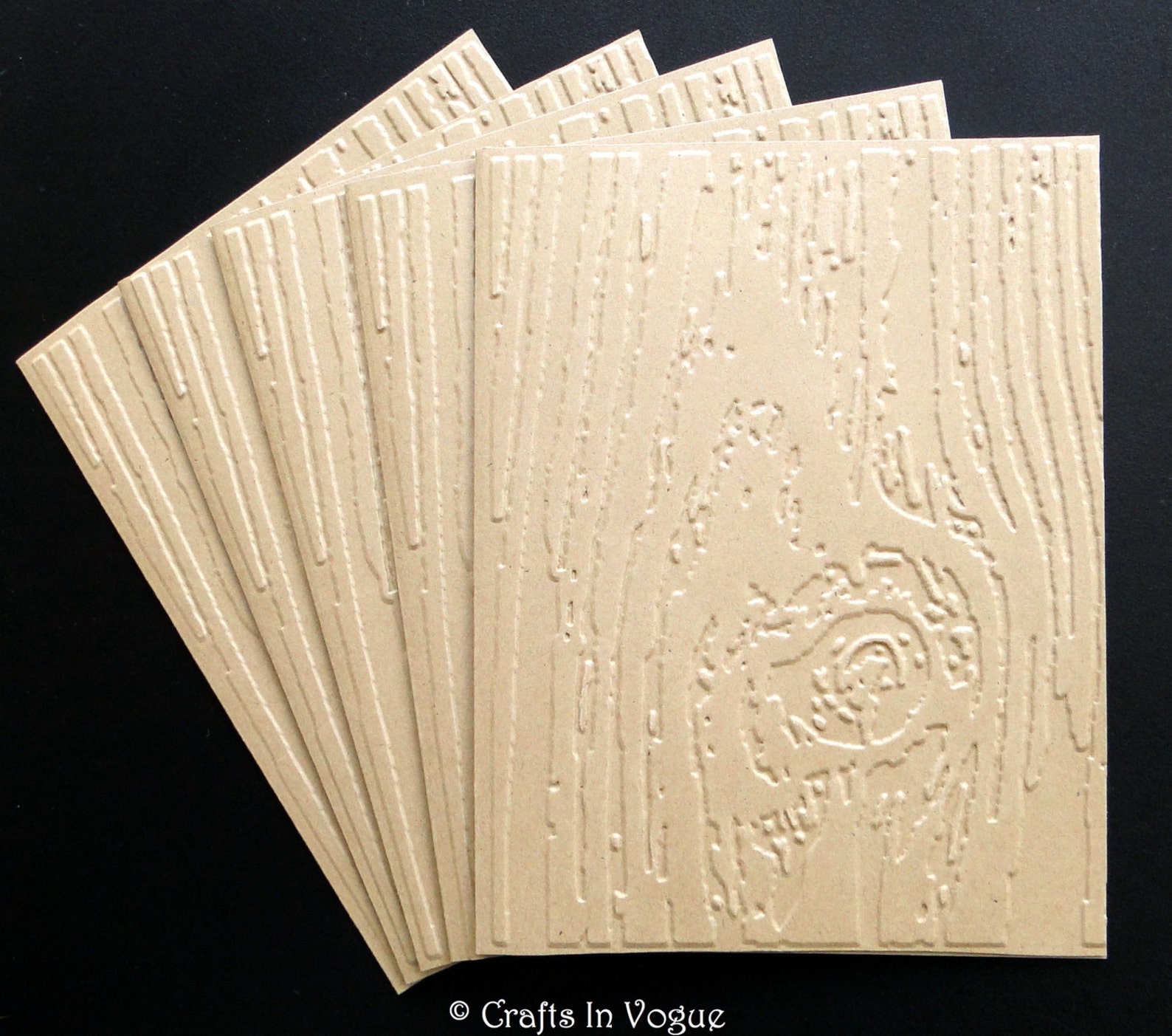 Embossed Wood Grain Note Card Set: Tree Bark Design, Sympathy ...