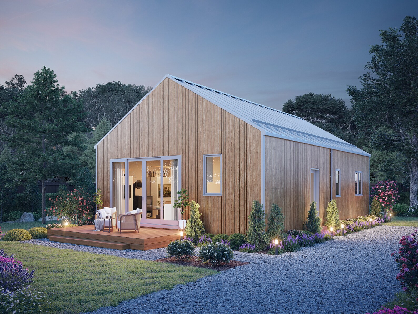 967 SF ( 90 M2 ) 3 Bedroom 2 Bath Minimalist House Plan - Pdfs & CAD ...