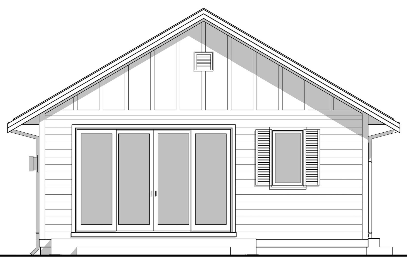 967 SF ( 90m2 ) 3 Bedroom 2 Bath Small House Plan - Pdfs & CAD Files - Etsy