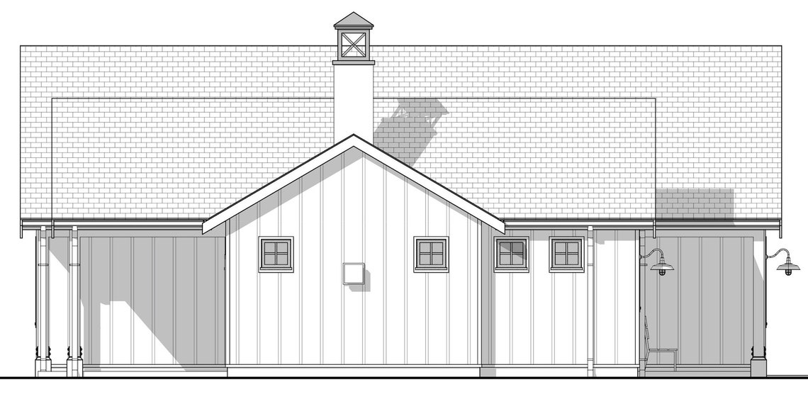 1200 SF 2 Bedroom 2 Bath Modern Farmhouse Plan Pdfs & CAD - Etsy