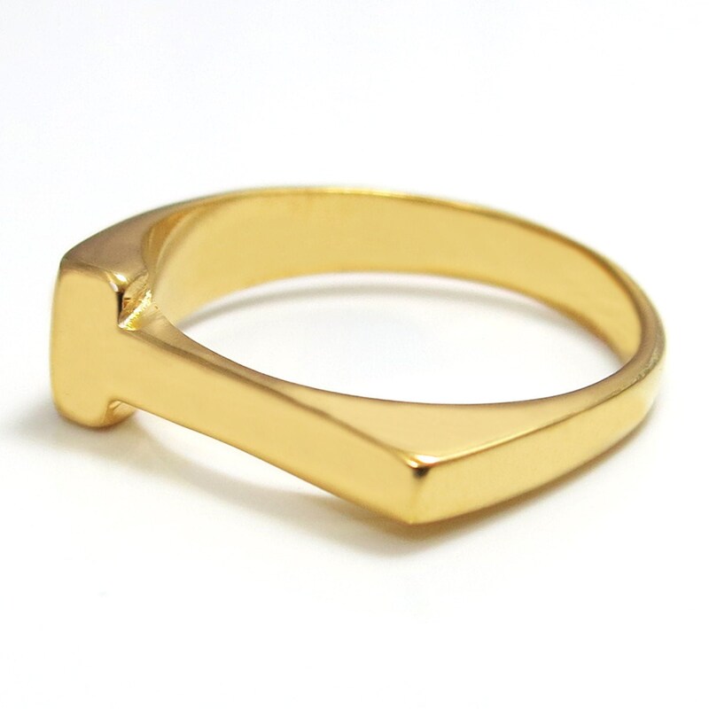 Custom Initial Ring - Etsy