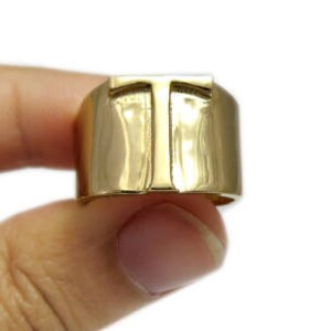 Custom Initial Ring, Letter Ring, Men Initial Ring, Personalized ...