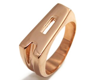 Personalized Silver Ring Custom Silver Ring Silver Initial | Etsy