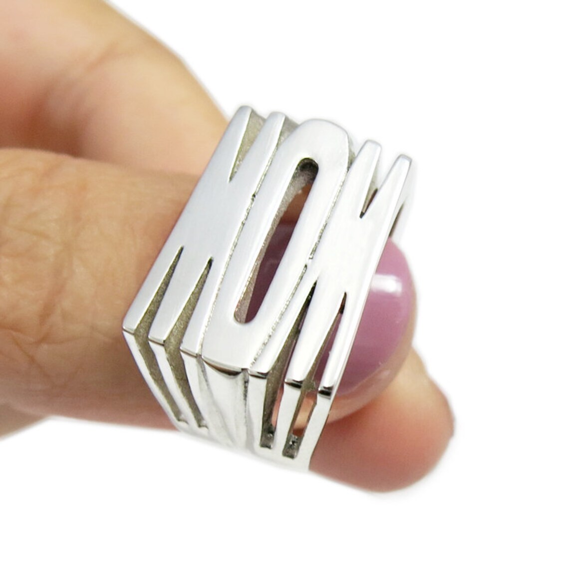 Mom Ring Personalized Ring Mother Ring Personalized Mom - Etsy Israel
