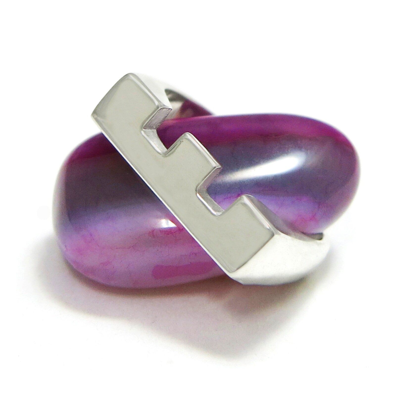 Initial Ring Ring for Women E Ring Silver Initial Ring - Etsy