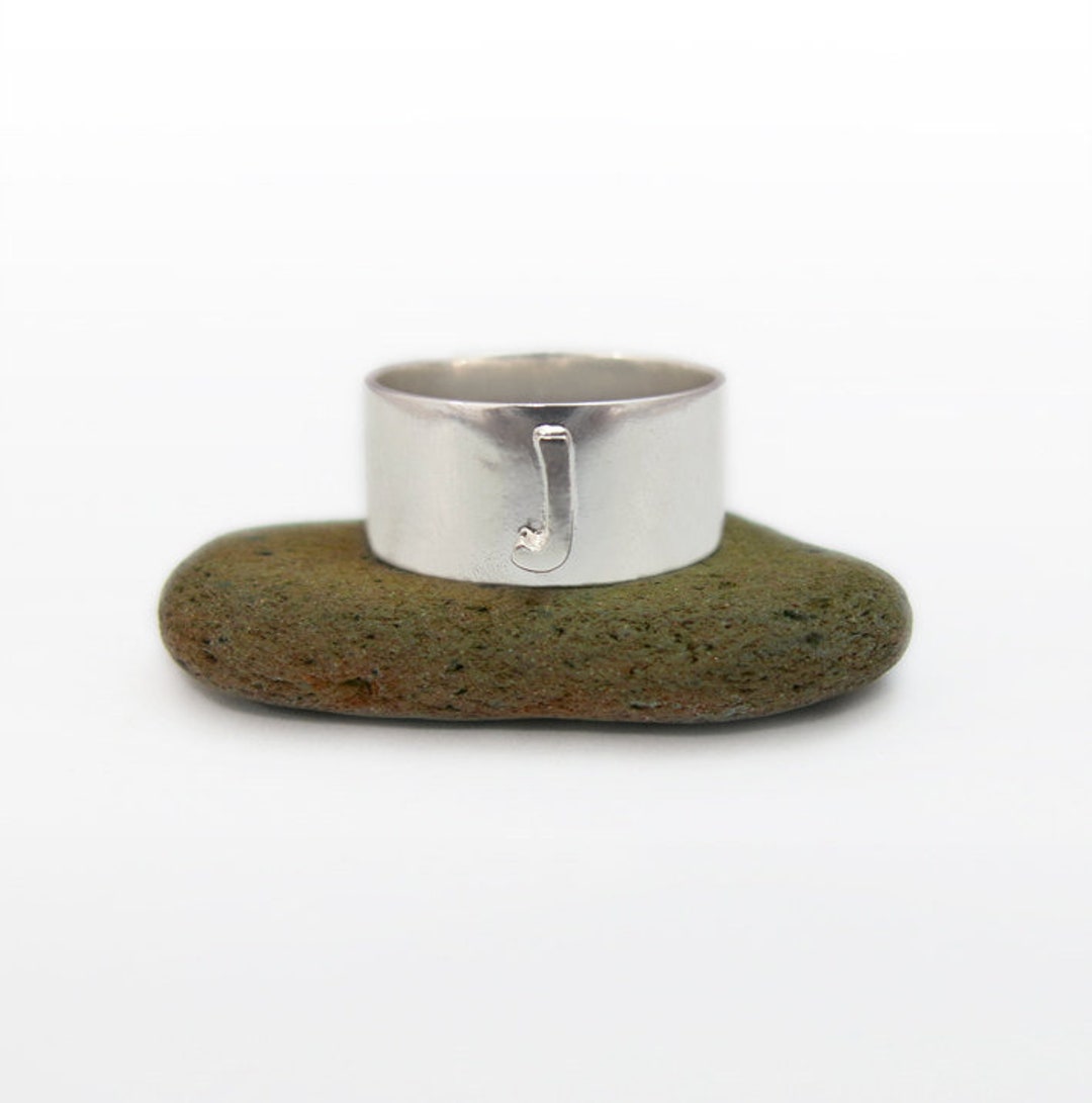 Personalized Ring for Men, Personalized Letter, Custom Silver Ring ...