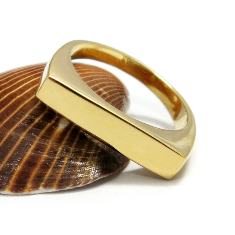 Custom Gold Ring, Gold Initial Jewelry, Personalized Gold Ring, Initial ...