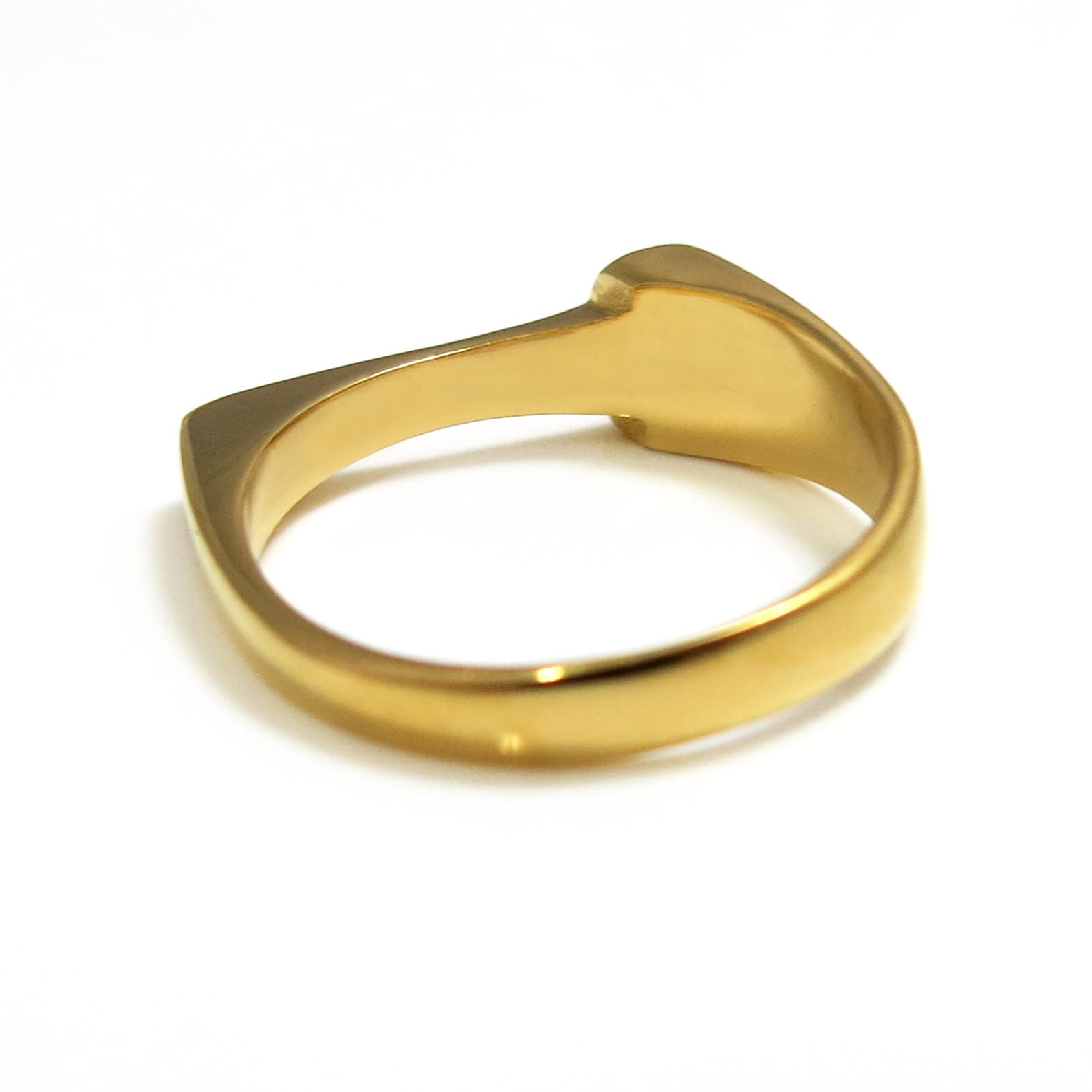 Letter Ring 14K Gold Initial Ring Alphabet Ring Initial | Etsy