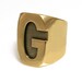 Initial Ring Letter Ring Chunky Ring Alphabet Ring G Ring - Etsy