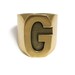 Initial Ring Letter Ring Chunky Ring Alphabet Ring G Ring - Etsy