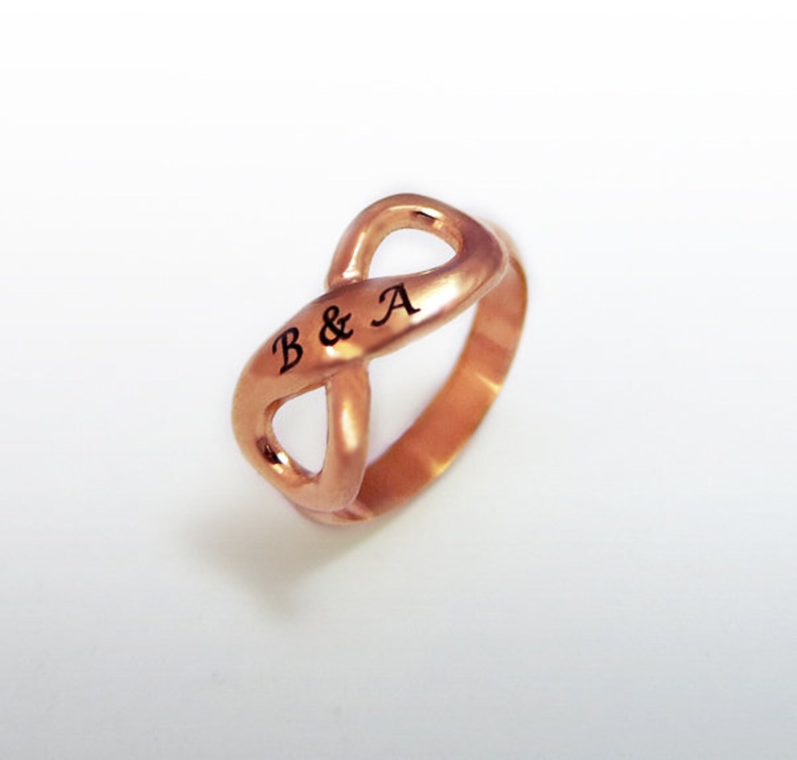 Infinity Ring Personalized Ring Name Ring Knot Ring Best - Etsy