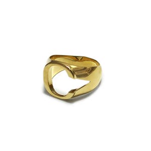 Initial C Ring, Signet Initial Ring, Gold Initial Ring, Personalized ...