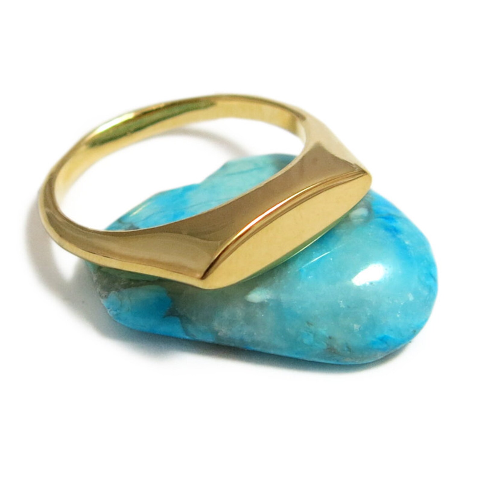 Signet Ring for Woman Signet Ring Pinky Ring Woman Monogram | Etsy