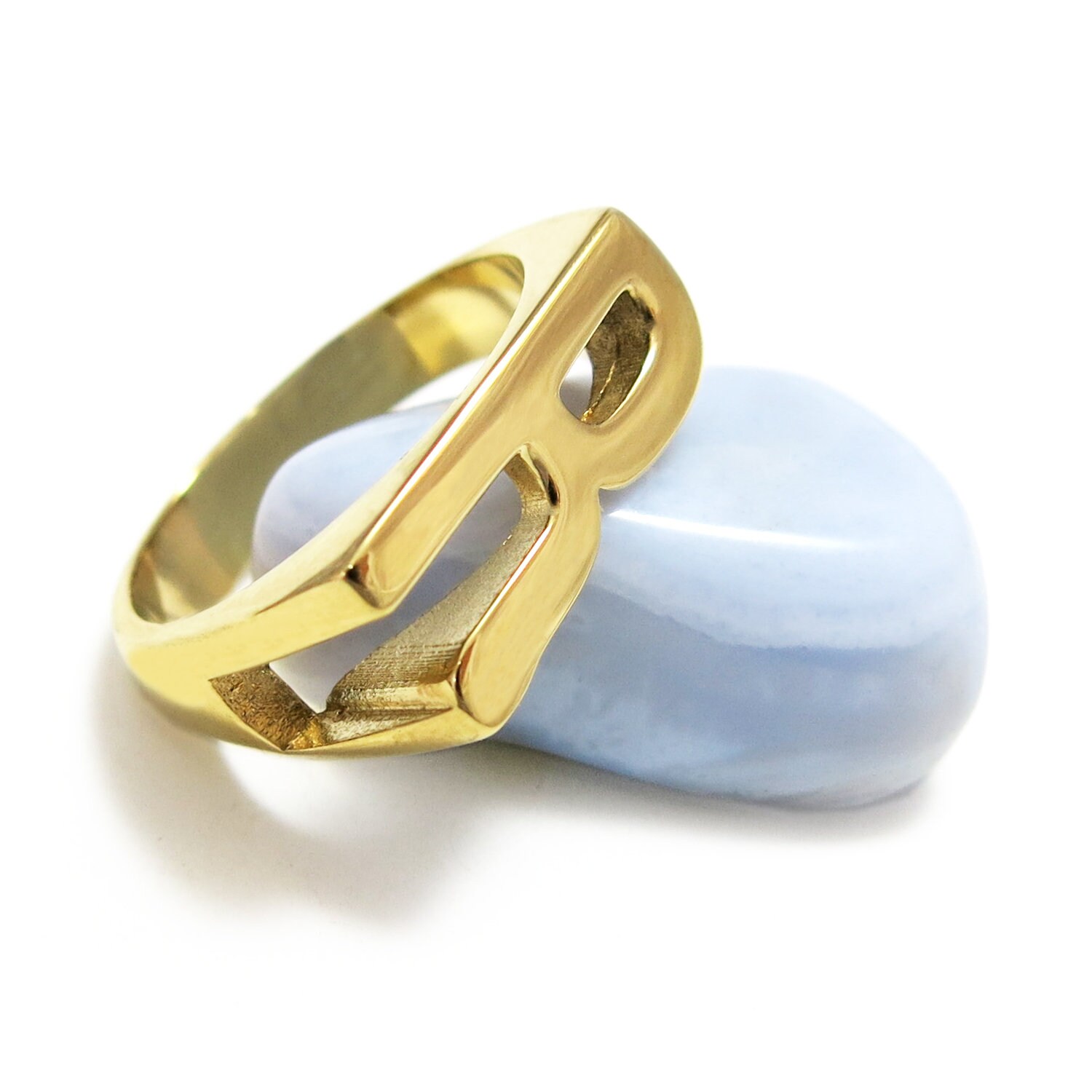 R Ring, Personalized Initial Jewelry, Initial Ring, Name Ring ...