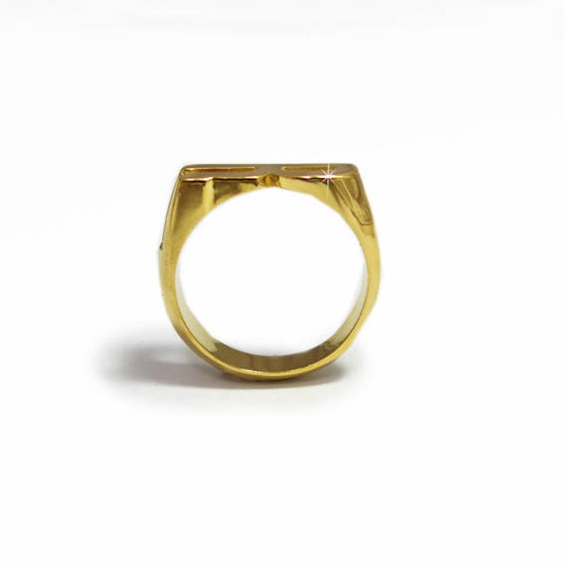 R Ring Personalized Initial Jewelry Initial Ring Name Ring - Etsy