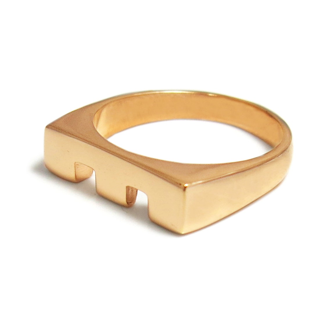 Initial Ring Rose Gold E Ring Initial Ring Women Custom | Etsy