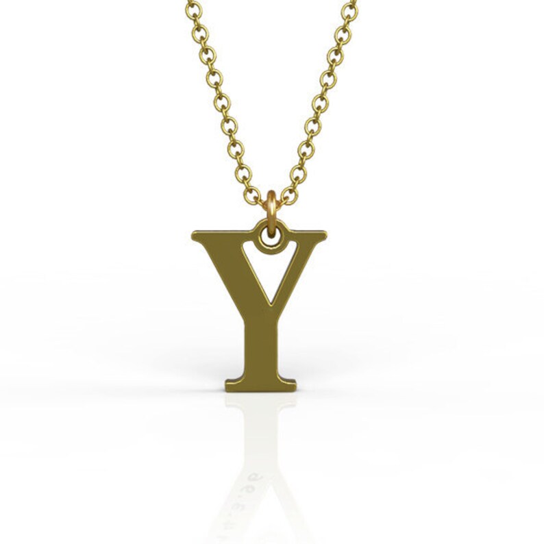 Custom Initial Jewelry, Gold Letter Necklace, Name Necklace, Initial ...