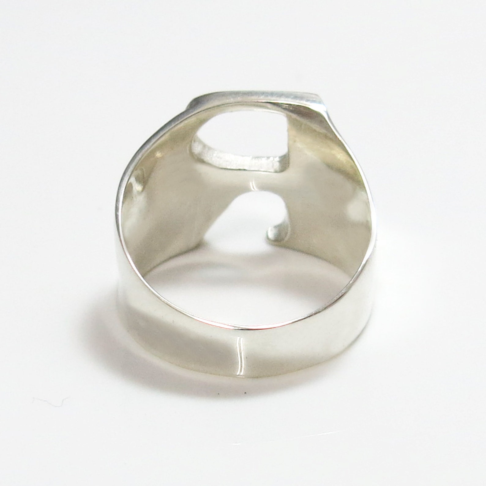 Silver Initial Ring Silver Letter Ring R Ring Initial - Etsy