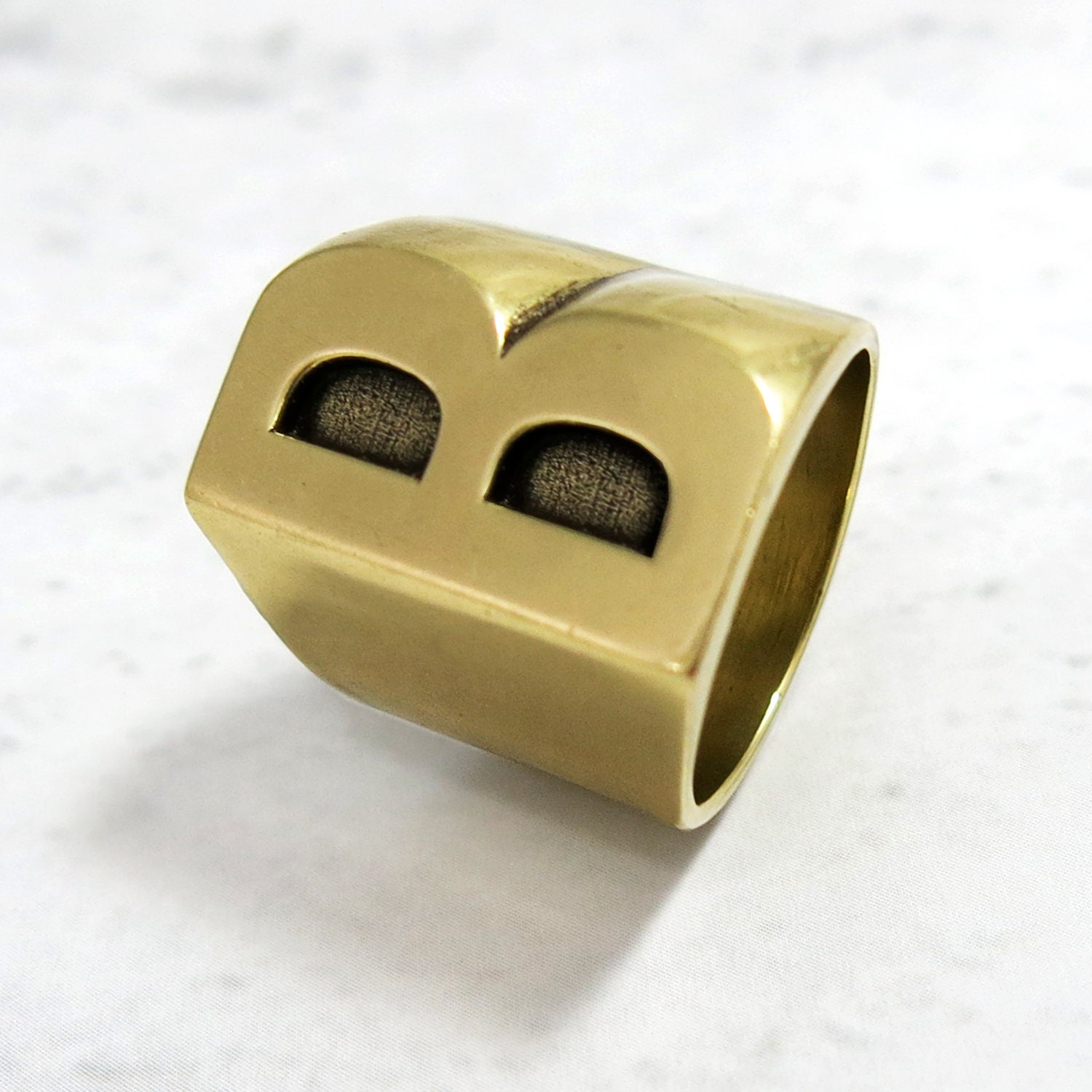 Anillo inicial personalizado anillo del alfabeto anillo - Etsy México