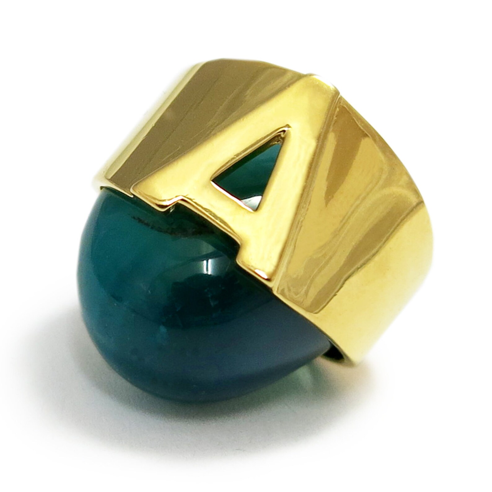 Initial Ring A Ring Letter Gift Jewelry Name Ring Monogram | Etsy