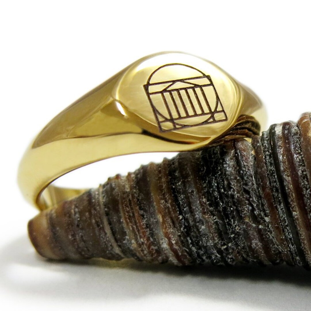 Personalized Gold Ring, Personalized Gift Ring, Engravable Ring, Family ...