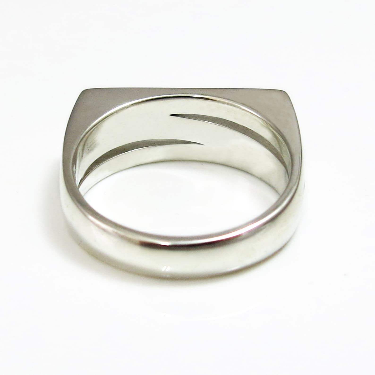 Initial Ring Letter Ring Chunky Ring Alphabet Ring Initial - Etsy