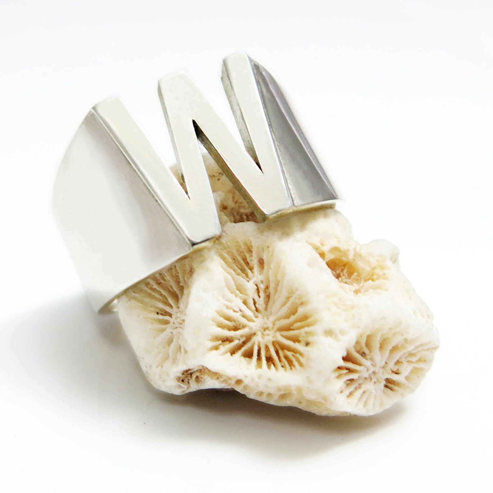 Gold Initial Ring 14K Gold Letter Ring W Ring Men Initial | Etsy