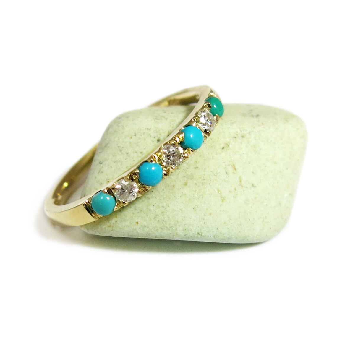 Turquoise Ring for Women Gold Turquoise Ring Turquoise - Etsy