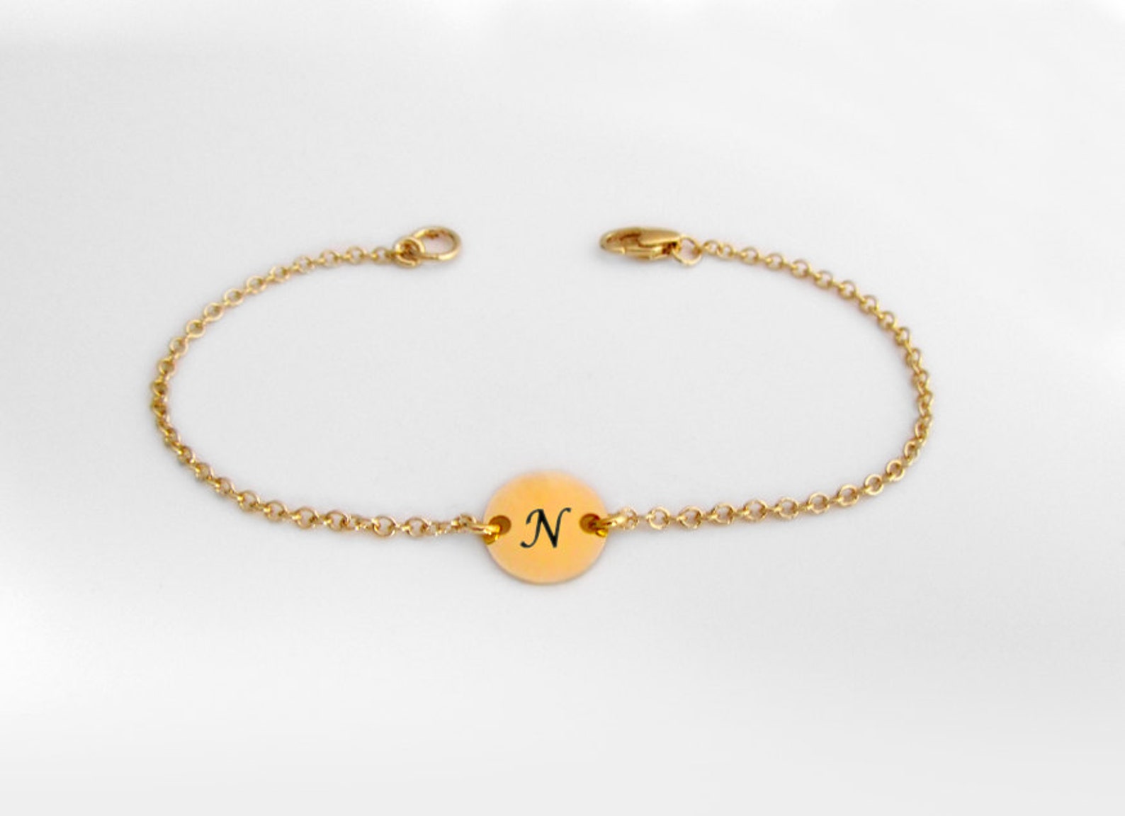 Personalized Initial Bracelet Engraved Bracelet Name - Etsy
