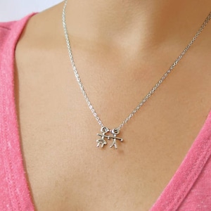 Kids Charm Necklace, Children Charm Necklace, Mother Necklace ...