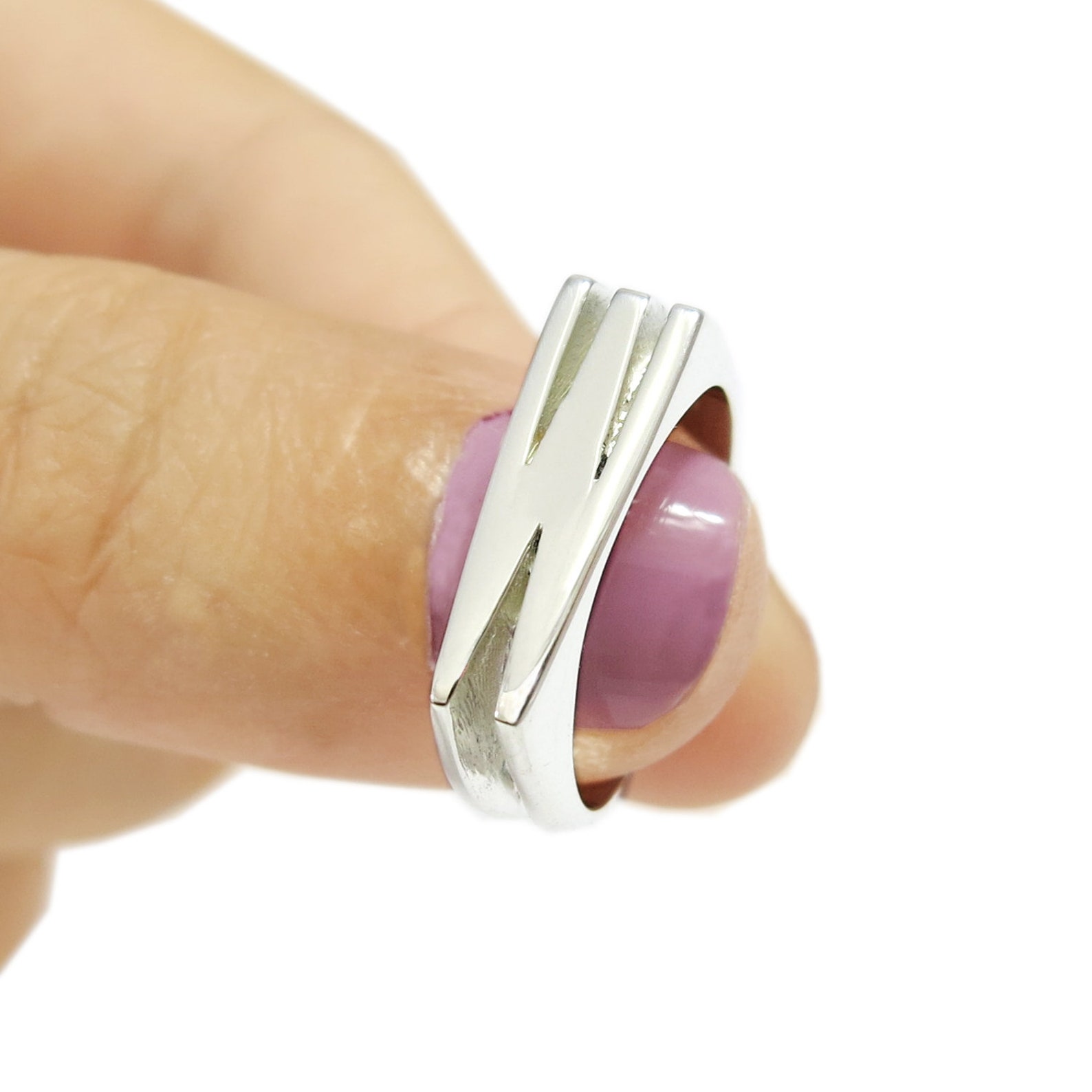 Initial Ring Letter W Ring Alphabet Ring Letter Ring - Etsy