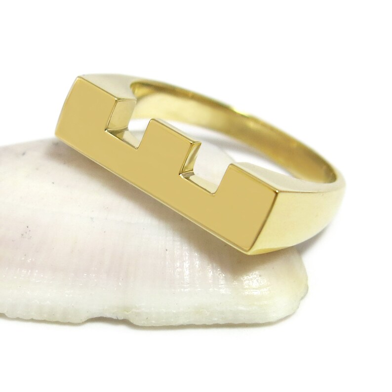 Initial Ring Initial Ring for Women Personalize Initial | Etsy