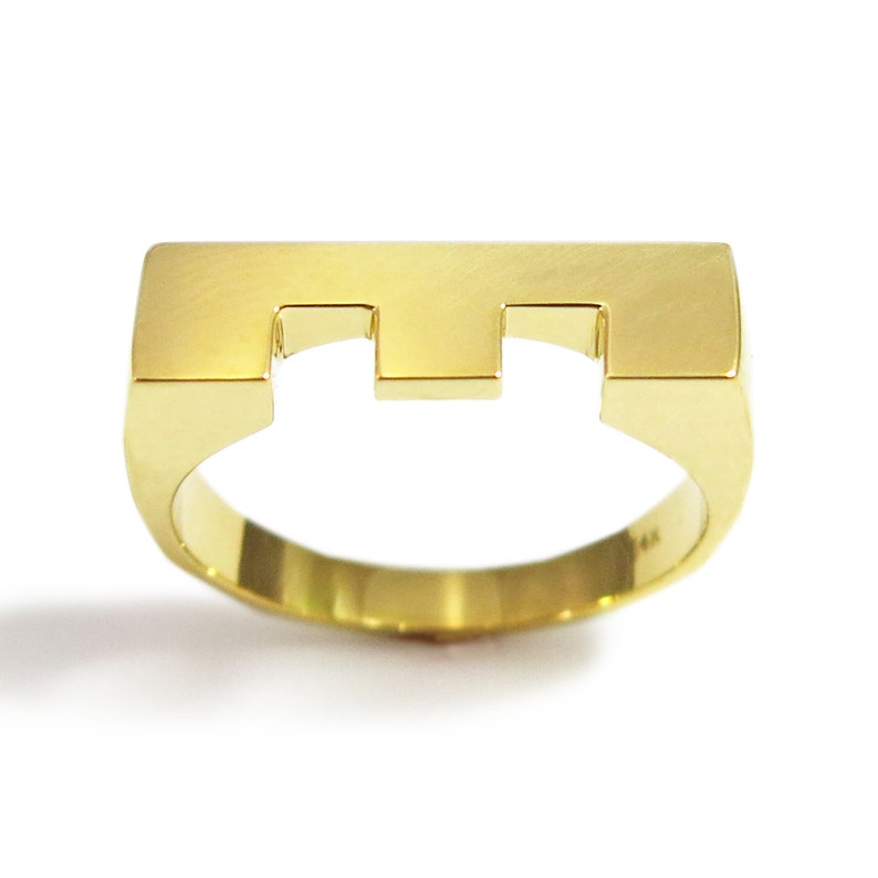 Initial Ring Initial Ring for Women Personalize Initial | Etsy