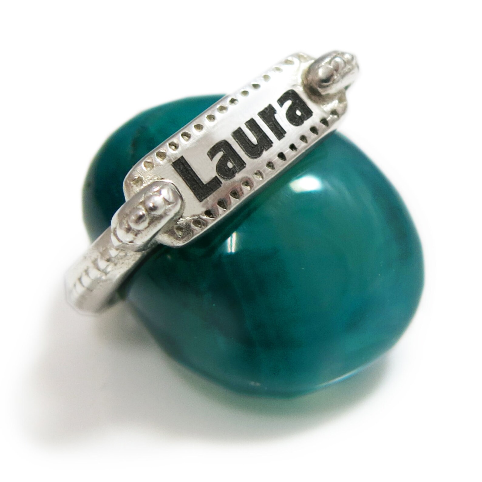 Nameplate Ring Personalized 14K Gold Ring Engraved Ring - Etsy