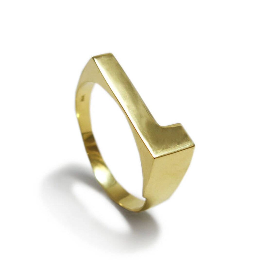 Personalized Initial Jewelry L Ring Letter Gift Jewelry | Etsy