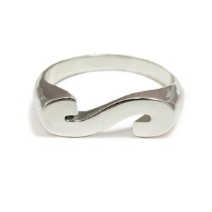 White Gold Initial Ring, Gold Initial Signet Ring, Gold Initial Jewelry ...