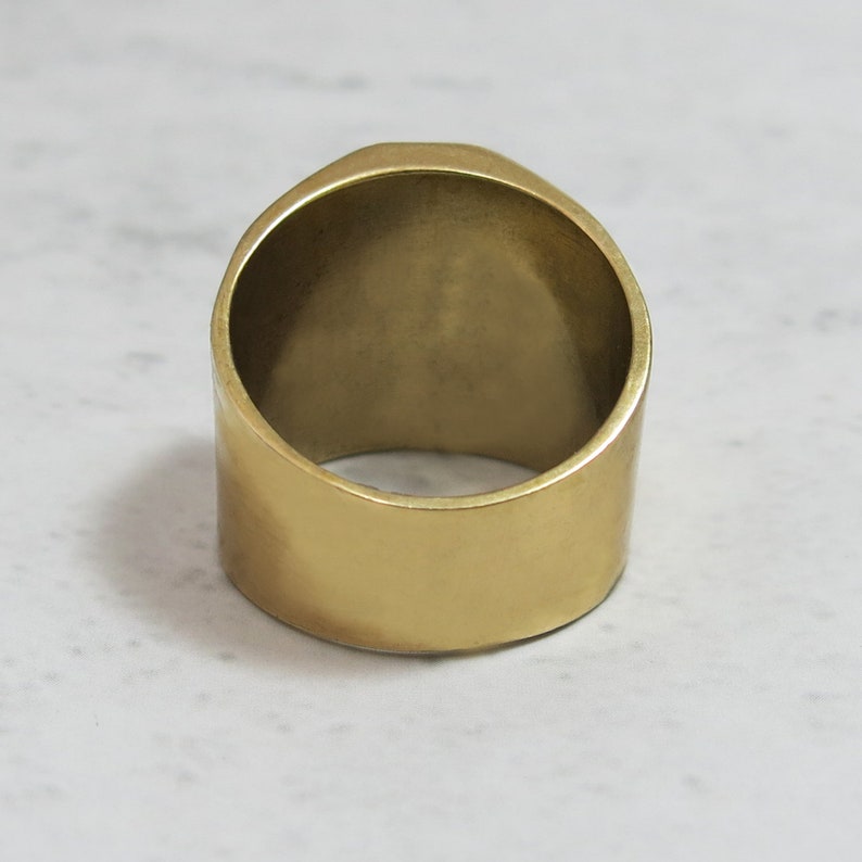 Initial Ring, Letter Ring, Chunky Initial Ring, C Ring, Man Initial ...