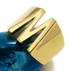 Initial Ring, Letter M Ring, Personalized Ring, Initial Jewelry, Name ...