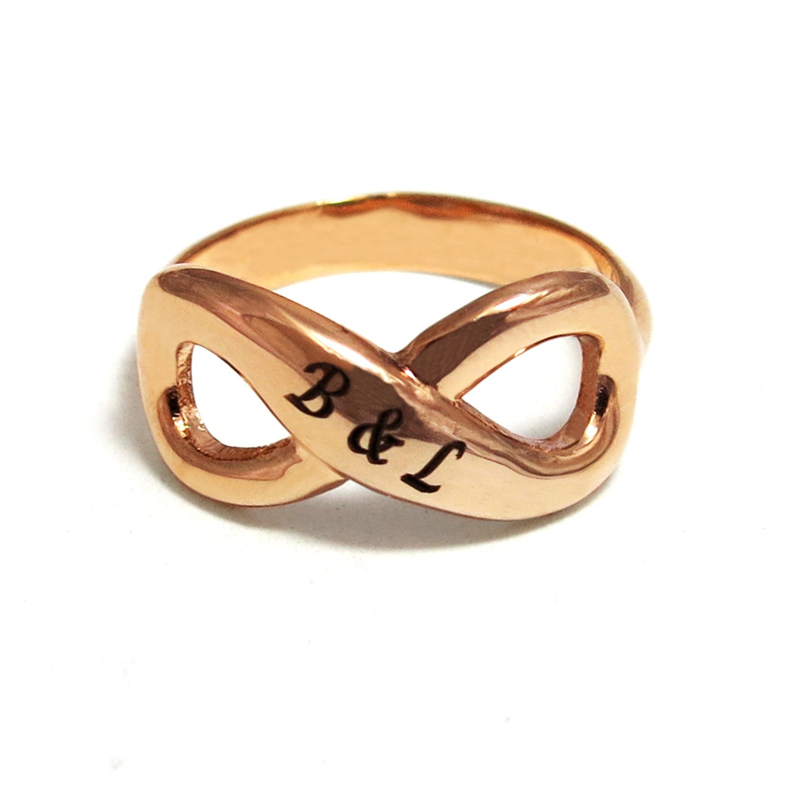 Infinity Ring Personalized Ring Love Ring Anniversary Gift | Etsy