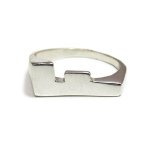 F Ring, Personalized Initial Ring, Custom Initial Ring, Letter Ring ...