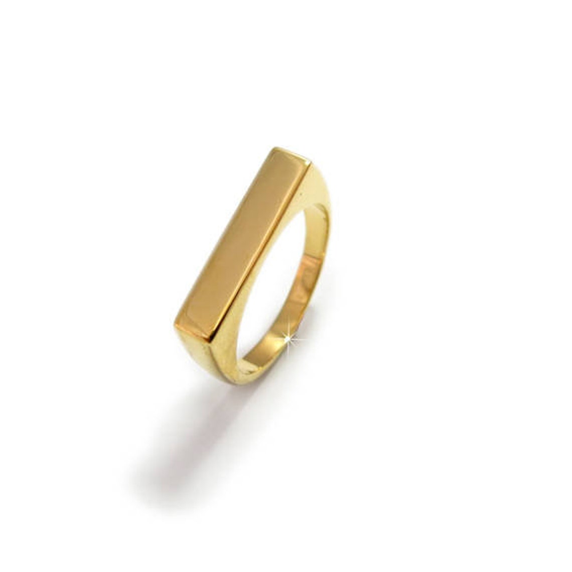 Custom Gold Ring Gold Initial Jewelry Personalized Gold - Etsy