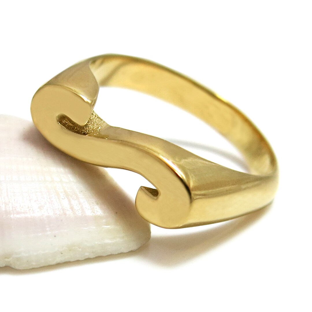 Initial Ring, Letter Ring, Personalized Initial Ring, Custom Initial ...